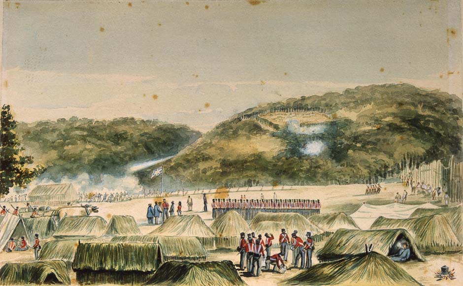 Ruapekapeka pā painting | NZHistory, New Zealand history online