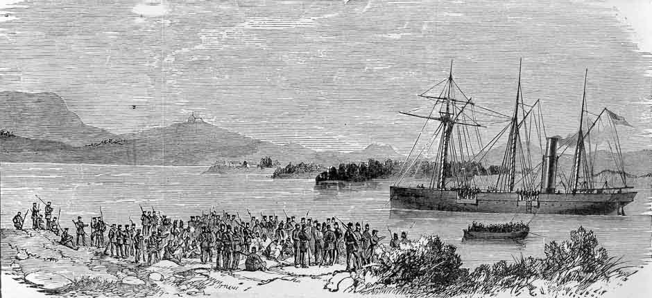 Māori prisoners captured at Rangiriri | NZHistory, New Zealand history ...