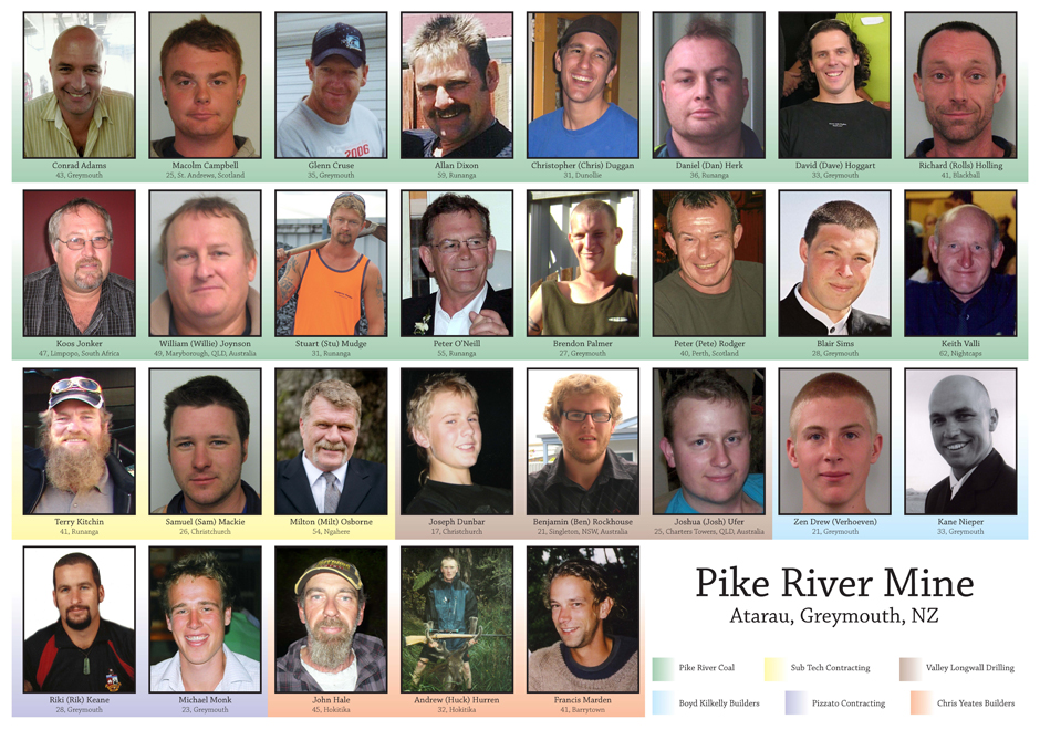 Pike River mine memorial board | NZHistory, New Zealand history online