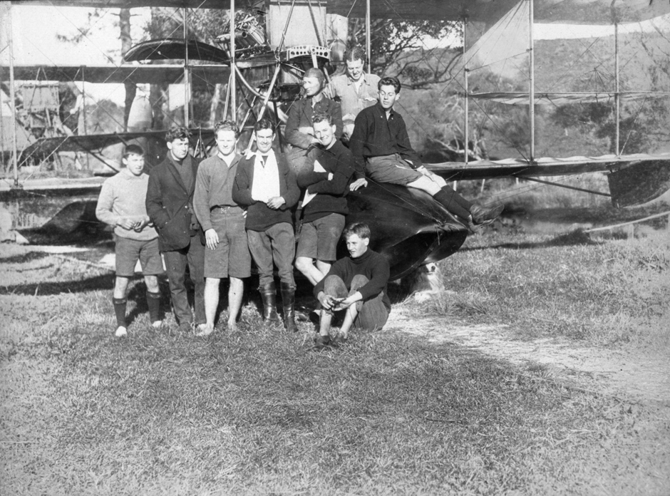 New Zealand Flying School pupils | NZHistory, New Zealand history online