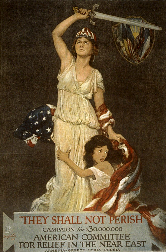 Armenian war relief poster