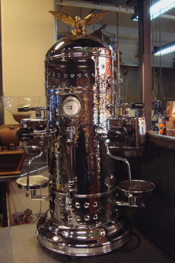 Early espresso machine | NZ History